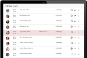 Tidrapportering och digital stämpelklocka | SwedeTime